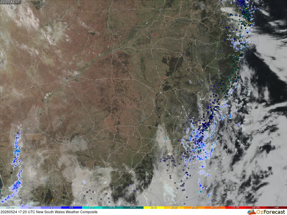 Oz Forecast - New South Wales Weather Radar, Satellite, Bushfires and ...