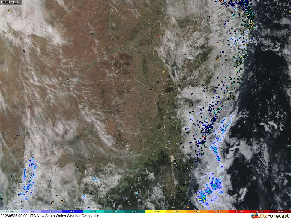 Oz Forecast - New South Wales Weather Radar, Satellite, Bushfires and ...