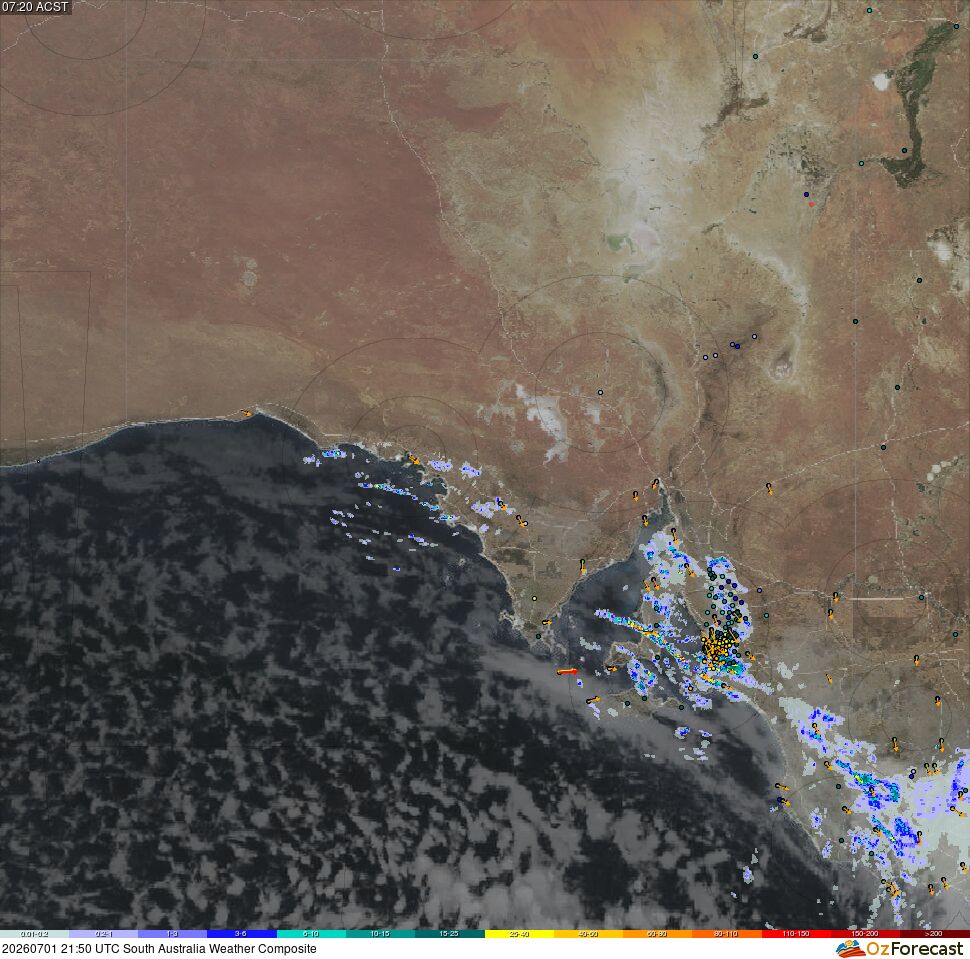 Oz Forecast - South Australia Weather Radar, Satellite, Bushfires and ...