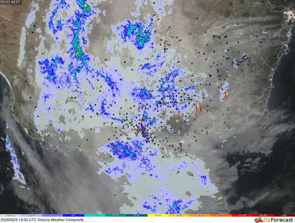 Oz Forecast - Victoria Weather Radar, Satellite, Bushfires and Lightning